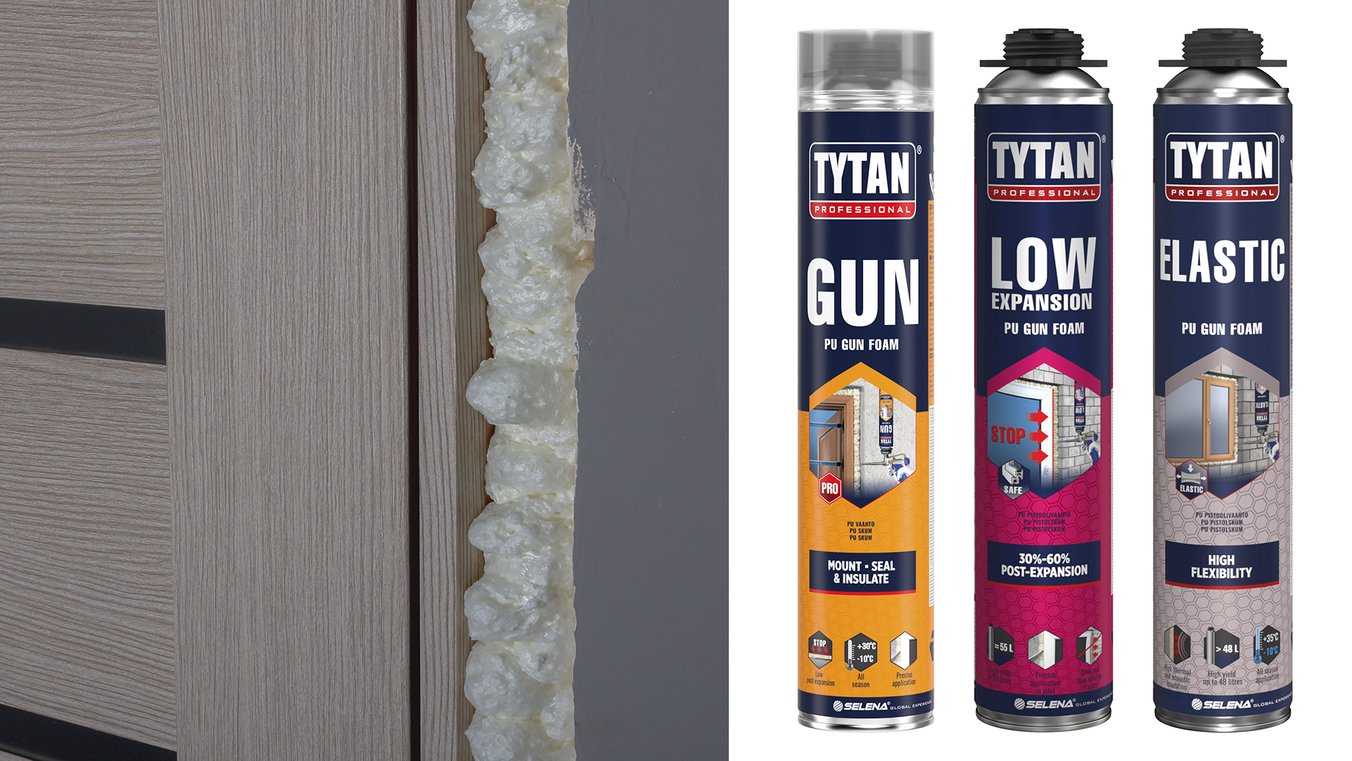 Valitse oikea PU-vaahto oikeaan kohteeseen